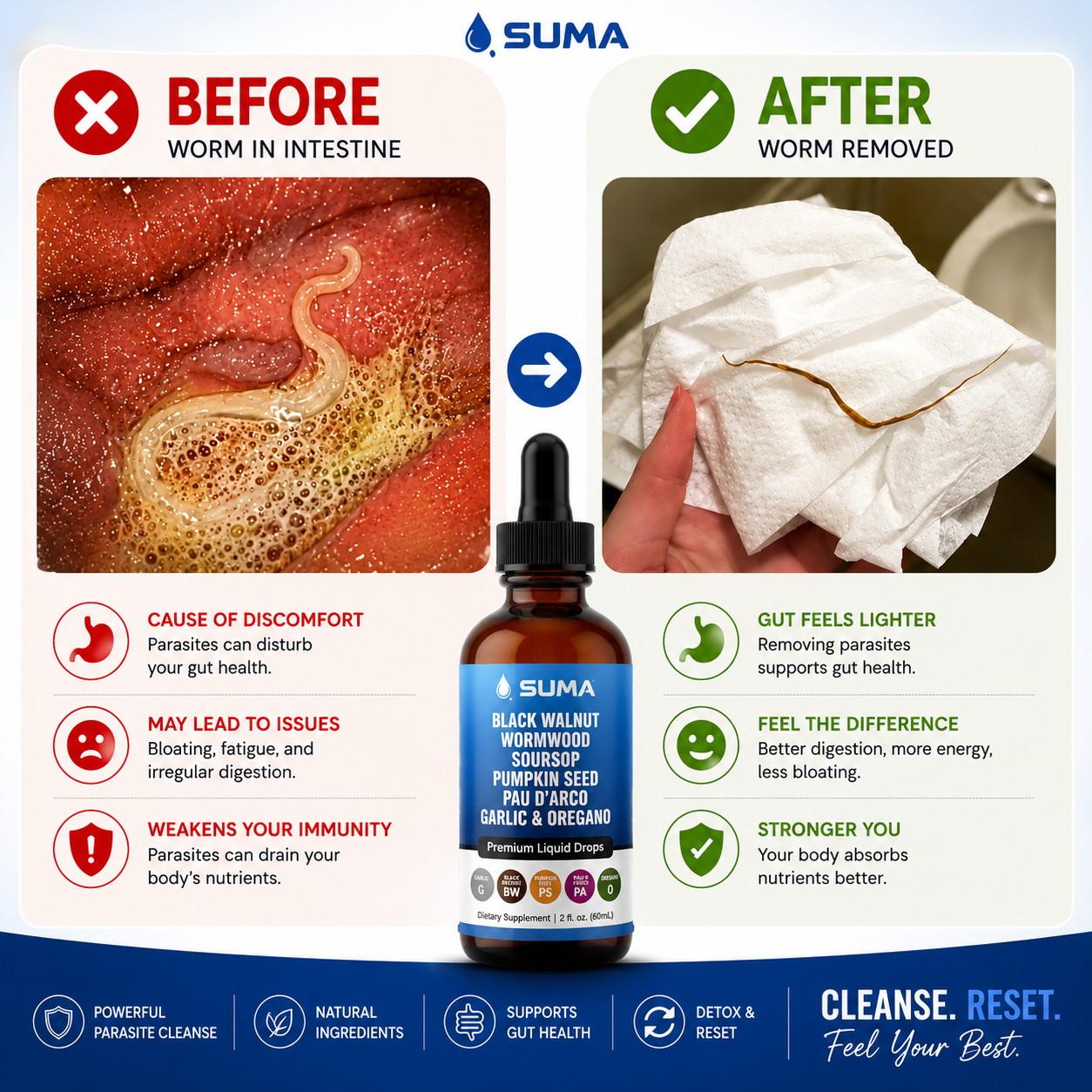 Full Body Detox Cleanse | Black Walnut Wormwood Soursop – SUMA – suma
